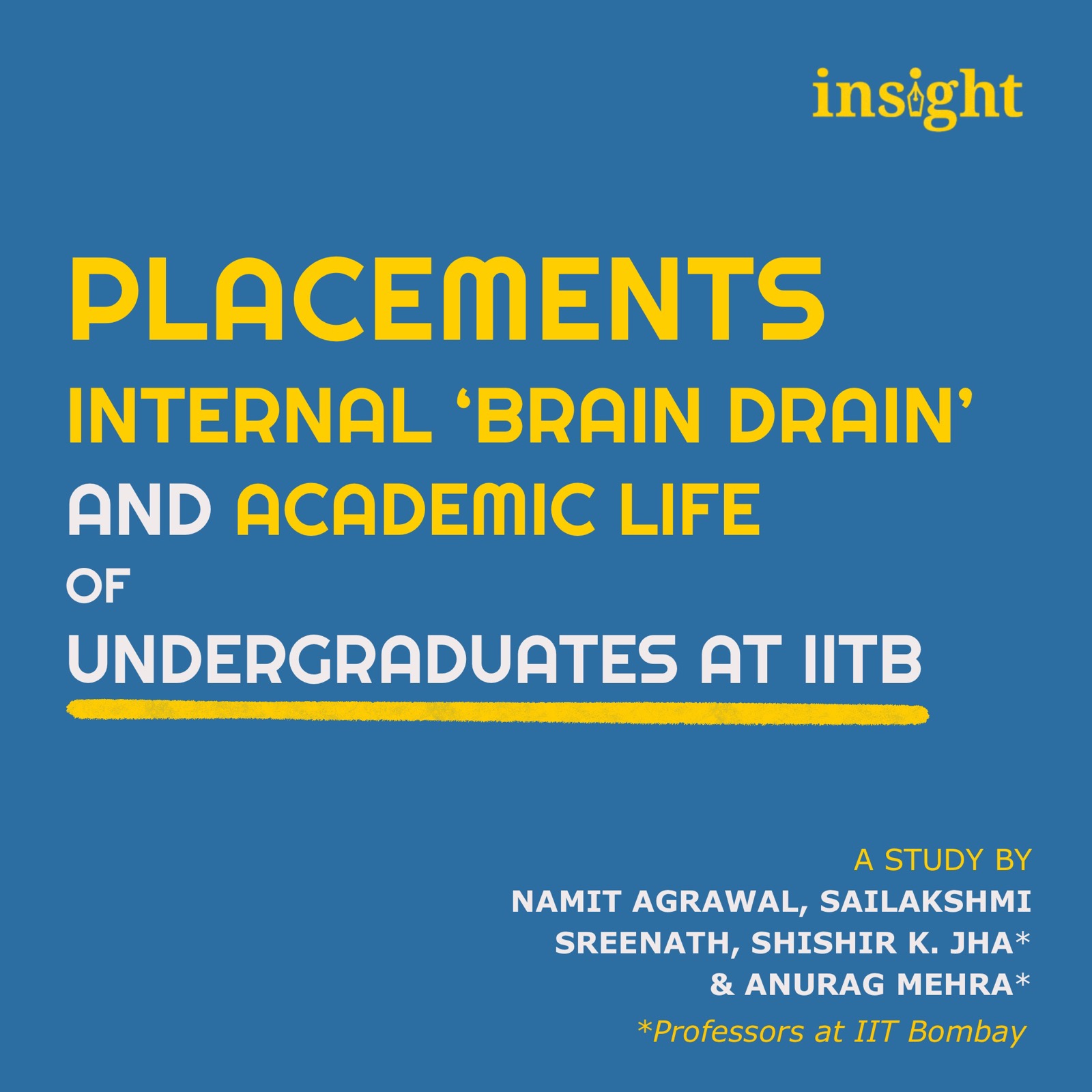 Placements, internal ‘brain drain’ and academic life of undergraduates ...